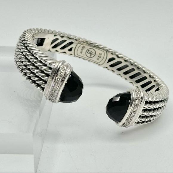 David Yurman | Jewelry | David Yurman Wheaton Cuff Bracelet With Black ...